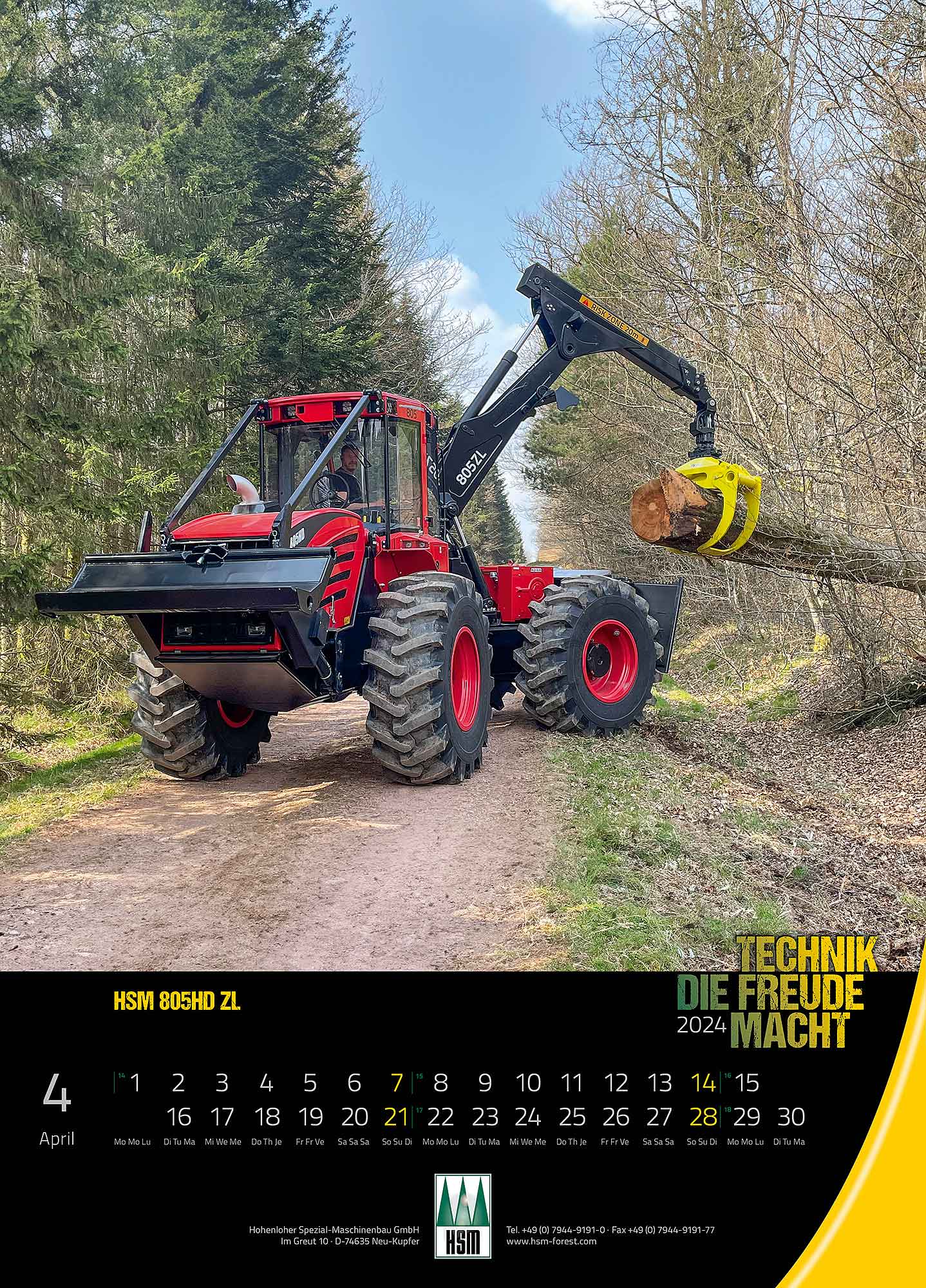 HSM Calendar - HSM Hohenloher Spezial-Maschinenbau GmbH – HSM forestry machinery – special ...